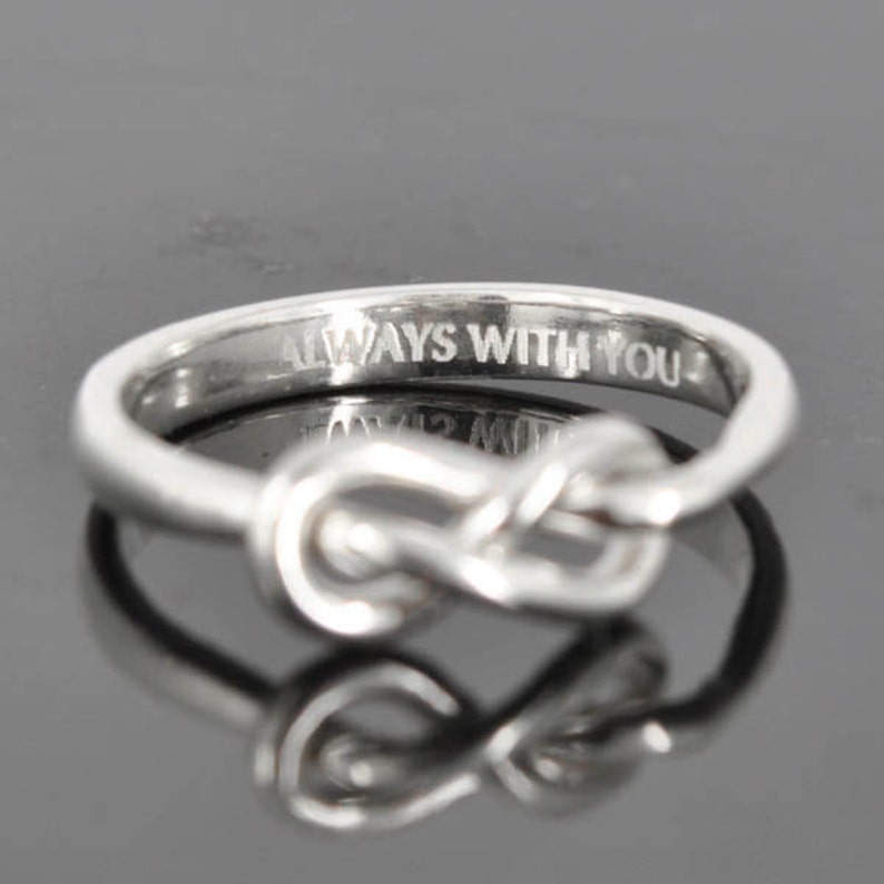 Personalized Ring Infinity Ring Personalized Gift Gift for | Etsy