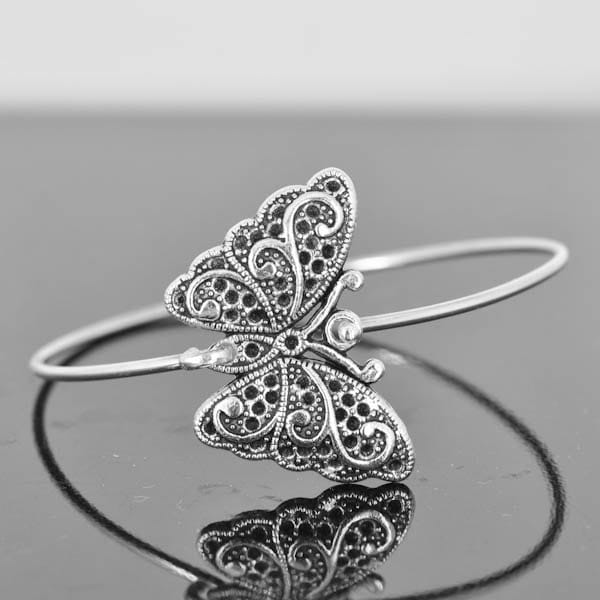 Butterfly Bangle - Etsy