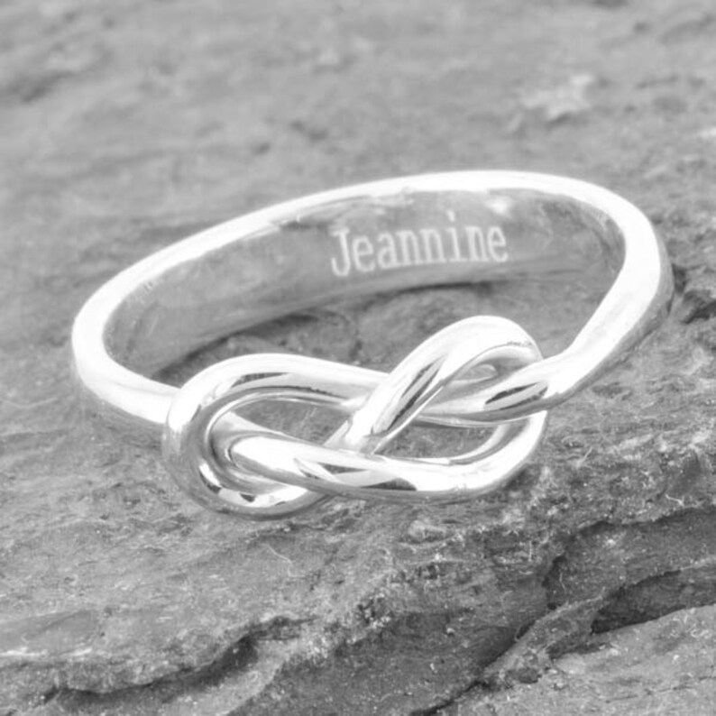 Personalized Ring Infinity Ring Personalized Gift Gift for | Etsy