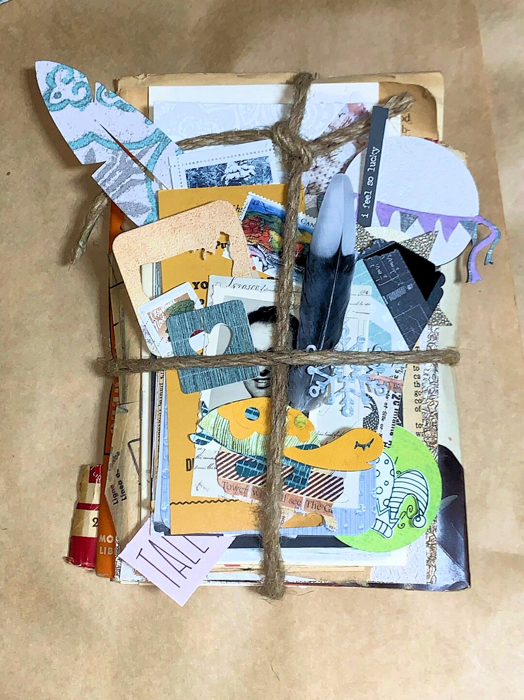 Mini Paper Bundle, Scrap Paper, Craft Paper, Embellishments, Journal ...