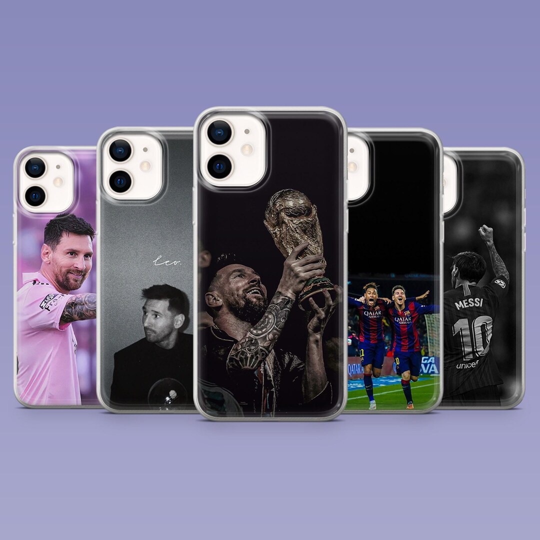 Lionel Messi Phone Case Football Cover for iPhone 16,15,14,13,12 ...