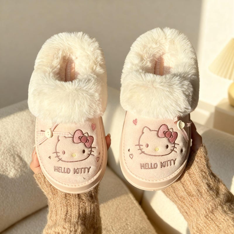 Hello Kitty's Slippers - Etsy