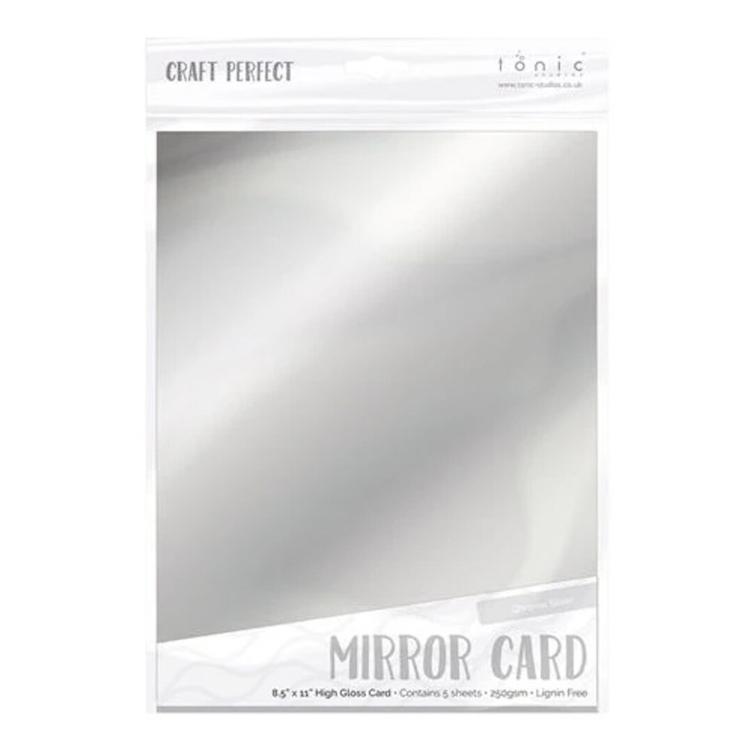 Tonic Studios Craft Perfect Mirror Card Gloss Cardstock 9453E 8.5x11 ...