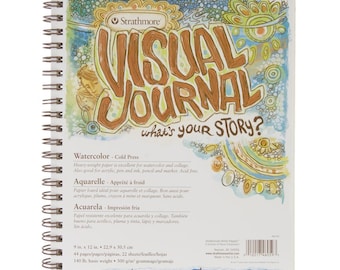 Strathmore Visual Journal Watercolor 5.5x8 140 Lb - Etsy