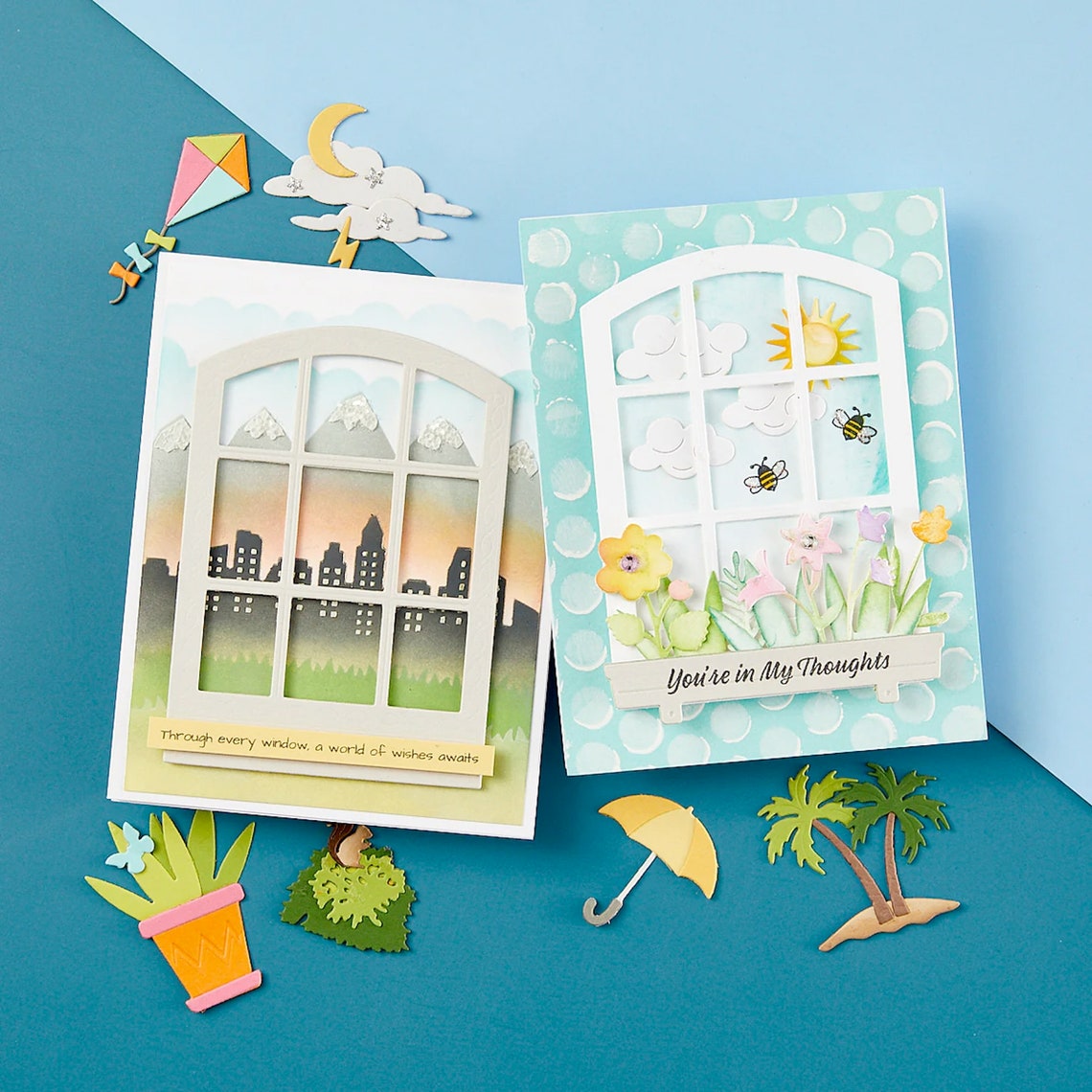 Spellbinders Vista View Window Etched Dies From the Windows With a View ...