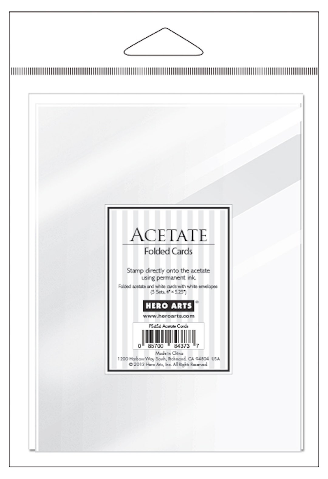 Hero Arts Acetate Cards With Envelopes PS454 (5) - Etsy