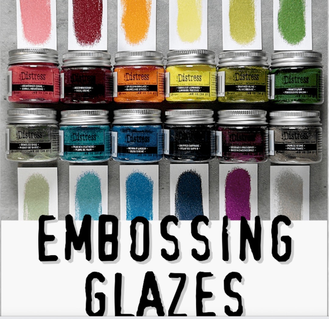 Tim Holtz Distress Embossing Glaze Newly Released 12 Colors - You ...