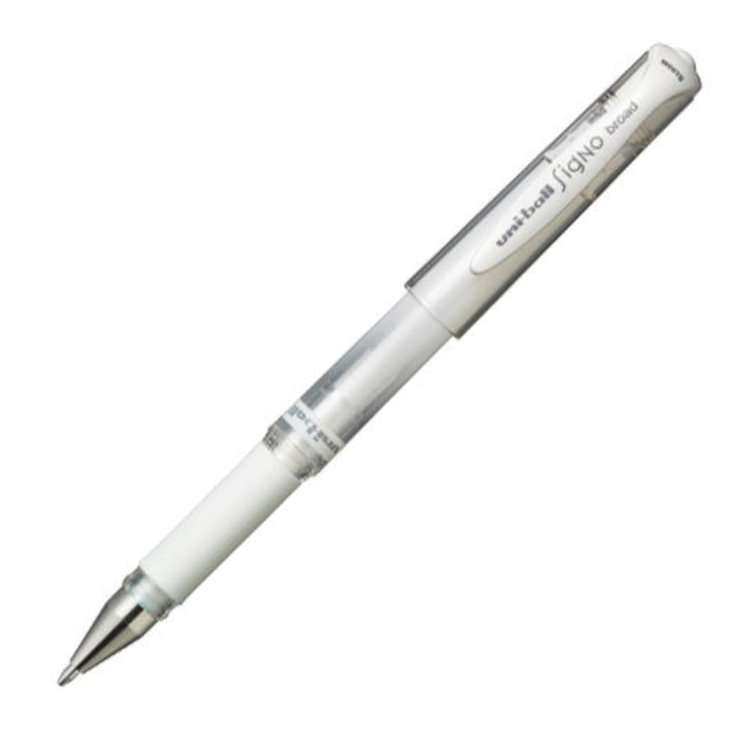 Uni-ball Signo Broad UM-153 Gel Ink Pen - White Ink - Etsy