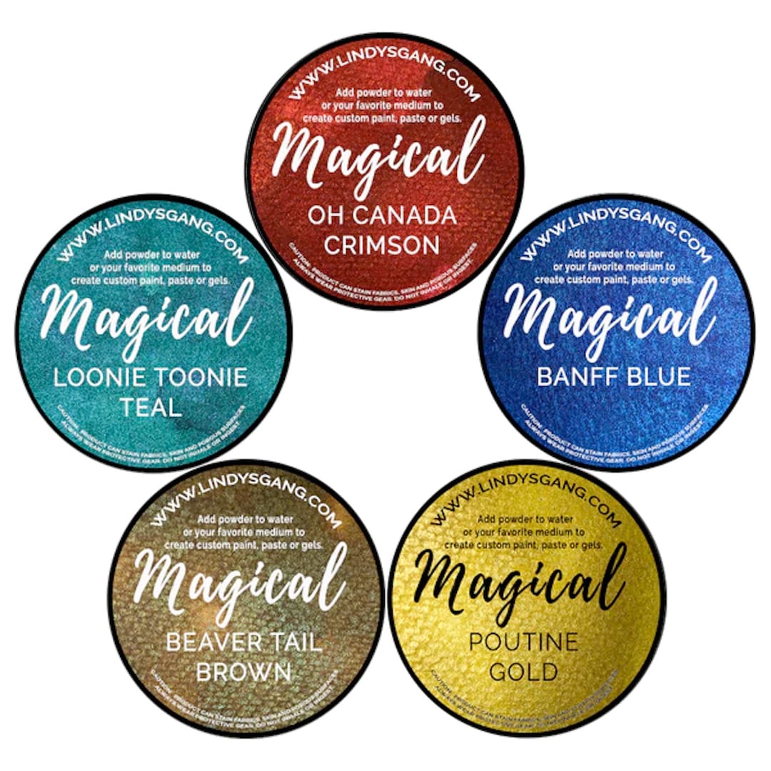 Lindy's Stamp Gang Great White North - Shimmering MAGICALS - Etsy