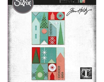 Tim Holtz Sizzix Thinlits Die Set 6PK Snowy Stars 663117 - Etsy