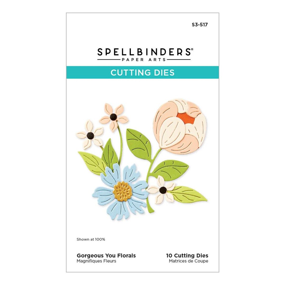 Spellbinders Gorgeous You Florals Etched Dies From the Gorgeous You ...