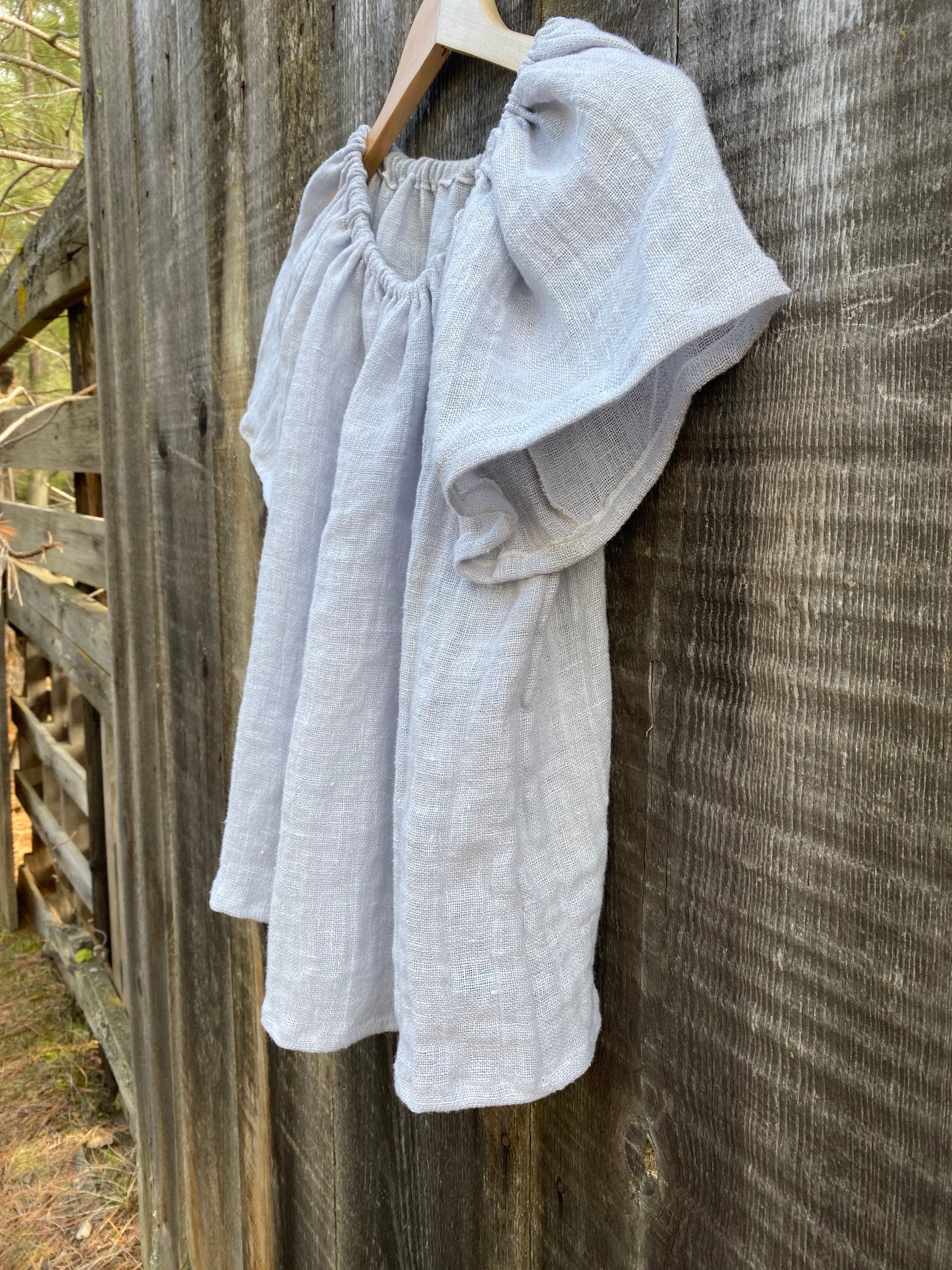 Women’s Silver Linen Blouse, Linen Top for Ladies, Ladies Shirt, Women ...