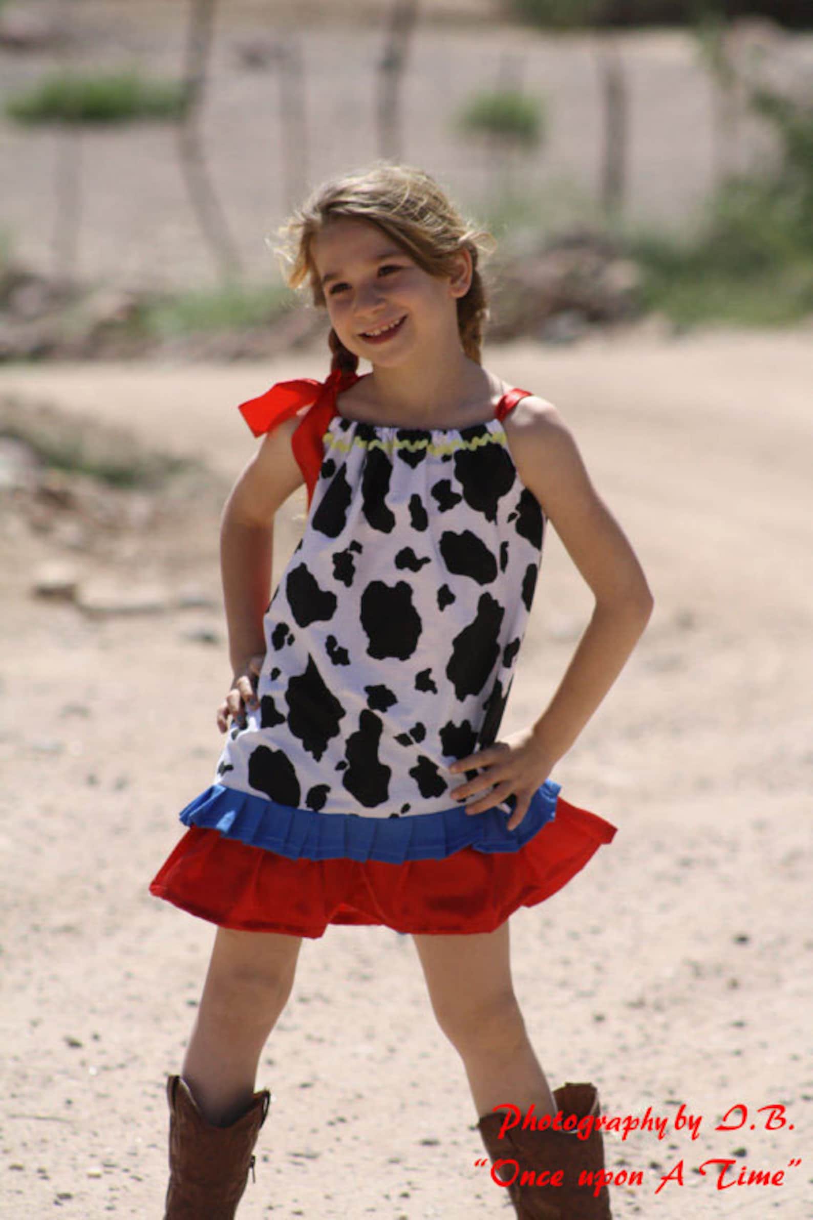Inspired From Jessie the Cowgirl Dresscostume With Ruffles - Etsy