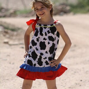 Inspired From Jessie the Cowgirl Dress,costume With Ruffles Perfect for ...