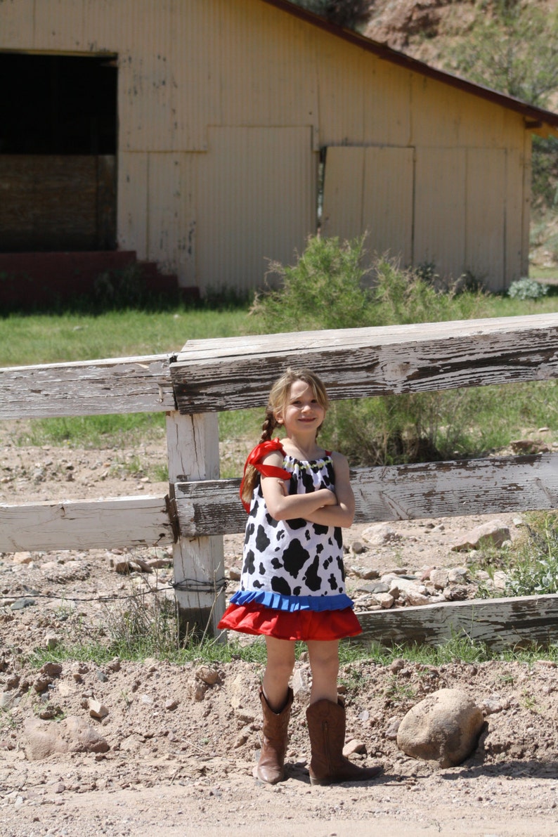Inspired From Jessie the Cowgirl Dress,costume With Ruffles Perfect for ...