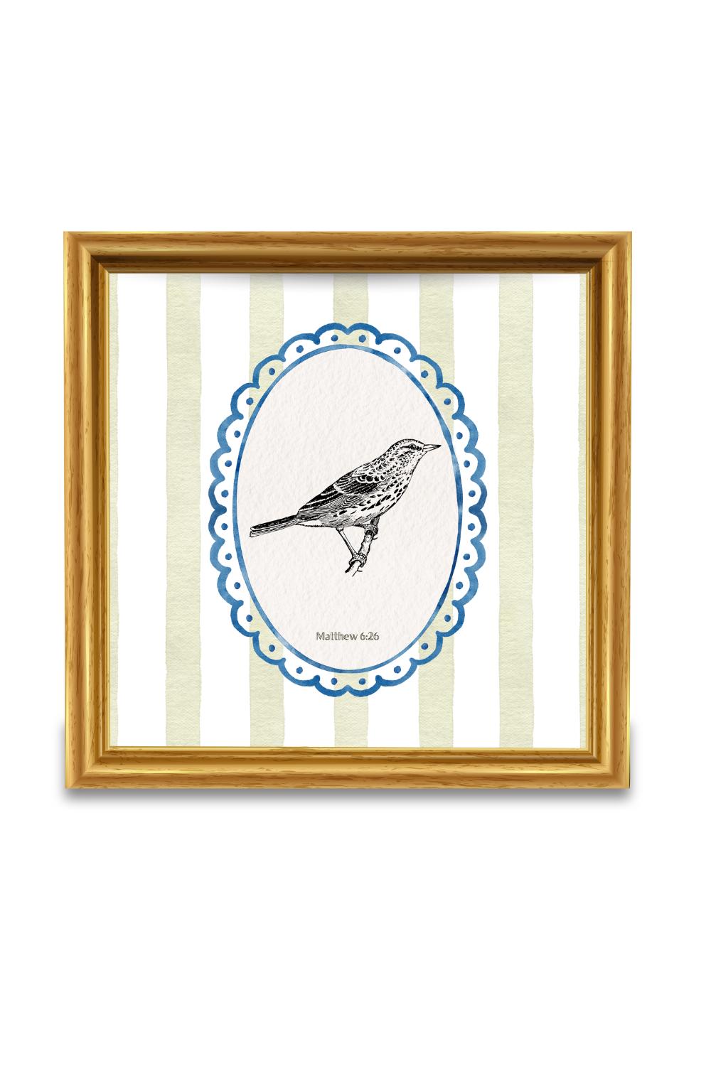 Bird of the Bible Printable Wall Art | Christian Bird Illustration ...