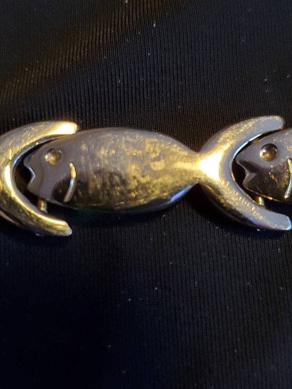 Sterling silver - fish - Gem