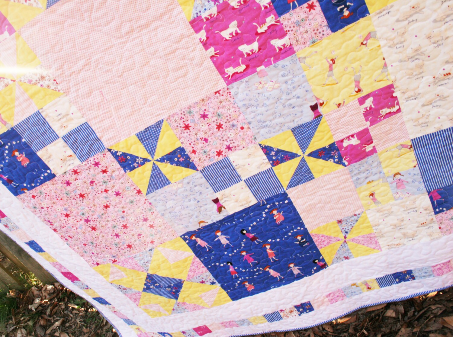 Hello Pretty Modern and Easy Patchwork Quilt Pattern - Etsy