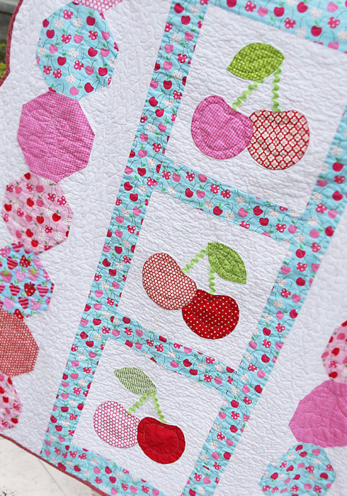 Yummy Cherry PDF Quilt Pattern - Etsy