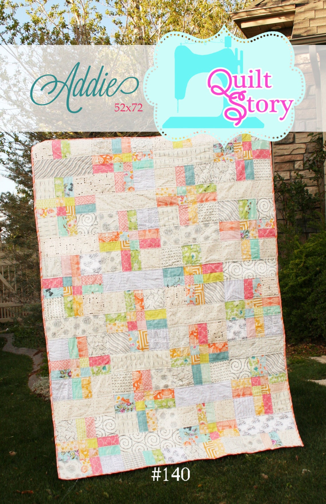 Plus Quilt Pattern PDF Instant Download Modern Plus Quilt PDF - Etsy
