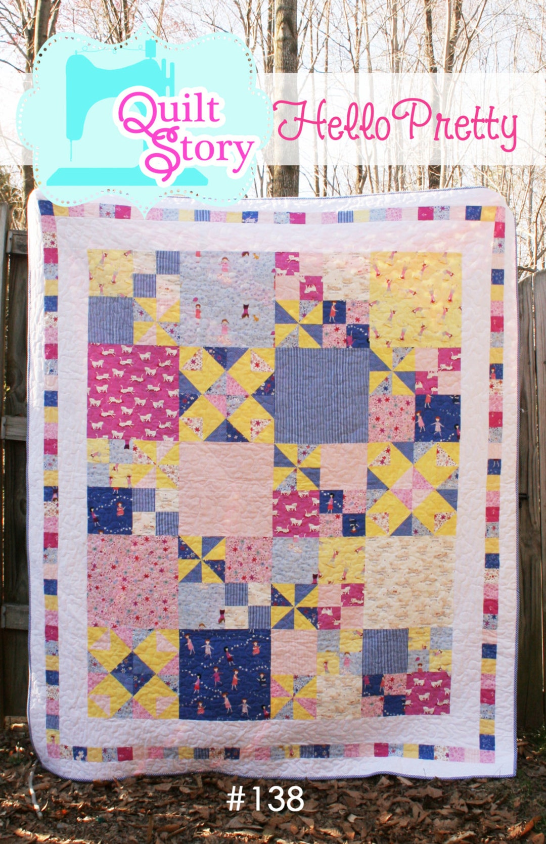 Hello Pretty- Modern and Easy Patchwork Quilt Pattern - Etsy