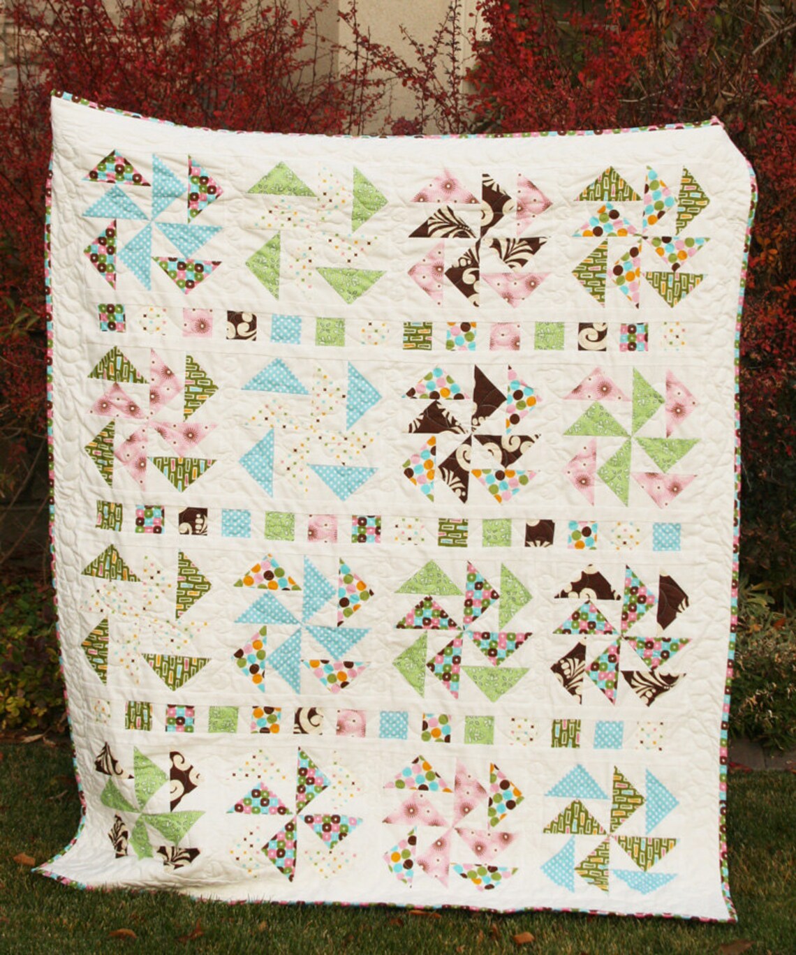 Quilt Pattern PDF Modern Simple Traditional Block "gaggle of Geese" - Etsy