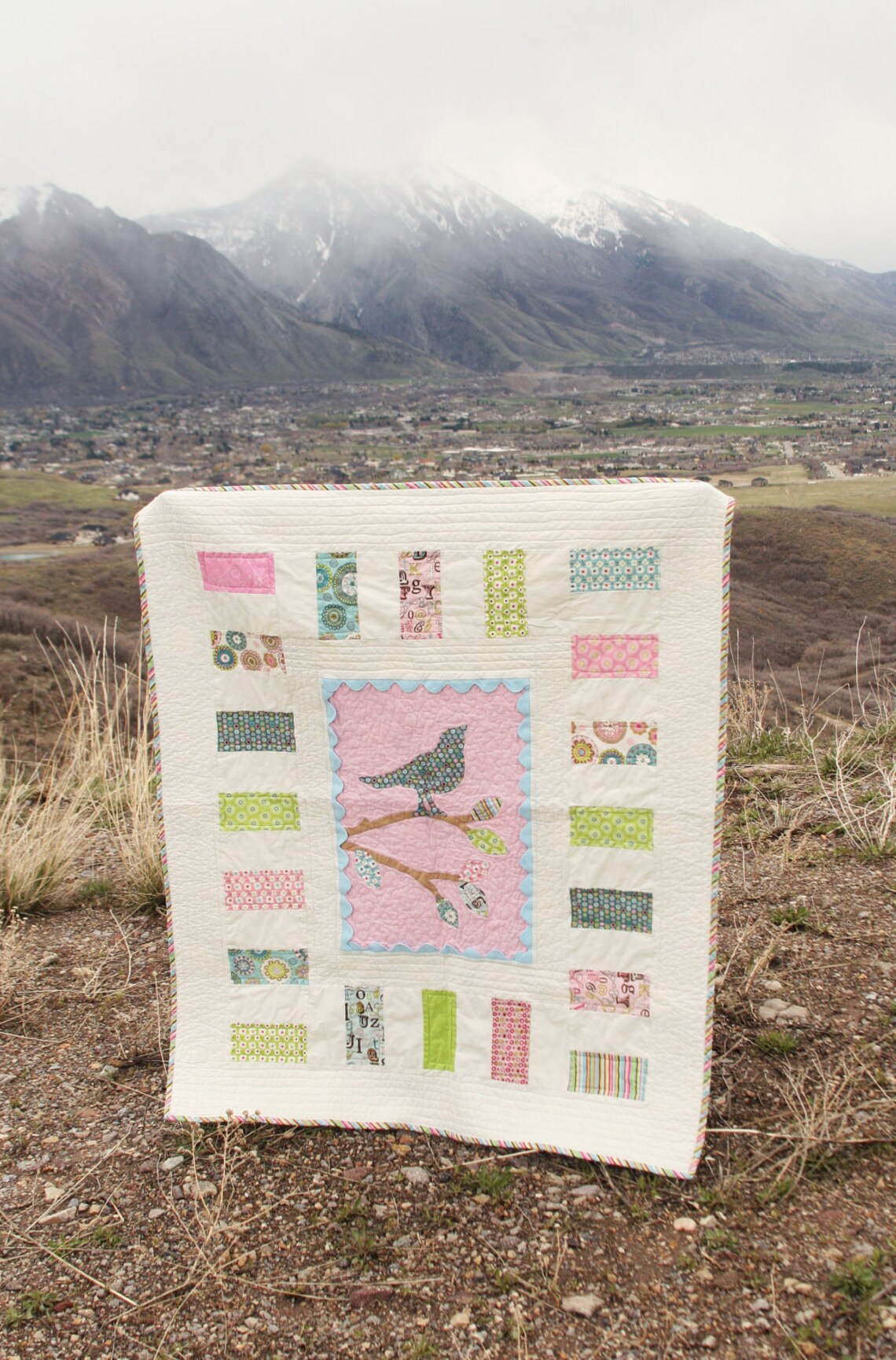 Quilt Pattern PDF Bird Easy Applique Modern Simple Baby Patterns Mod ...