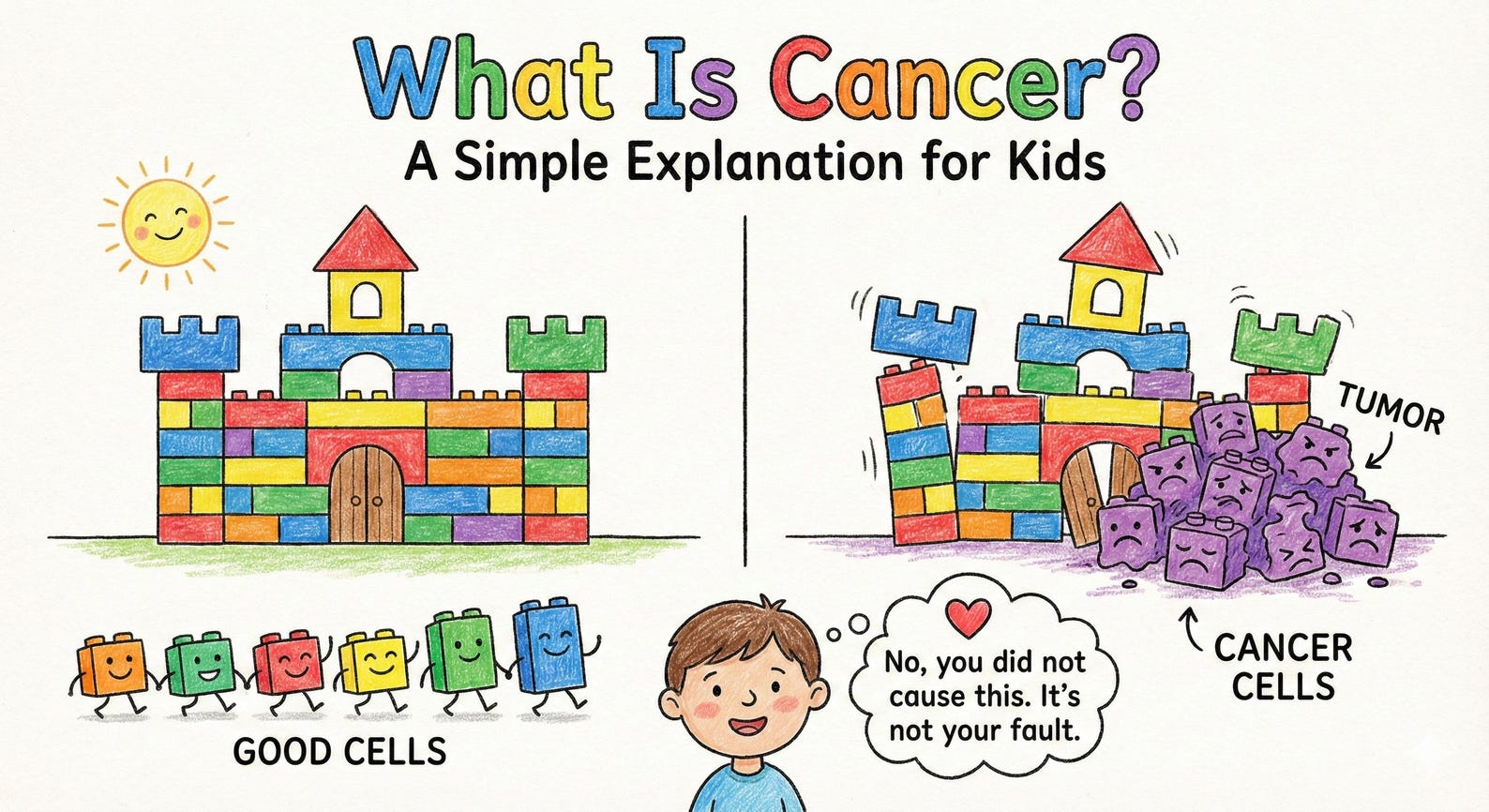 What is Cancer? Simple Explanation for Kids | Child Friendly Cancer ...