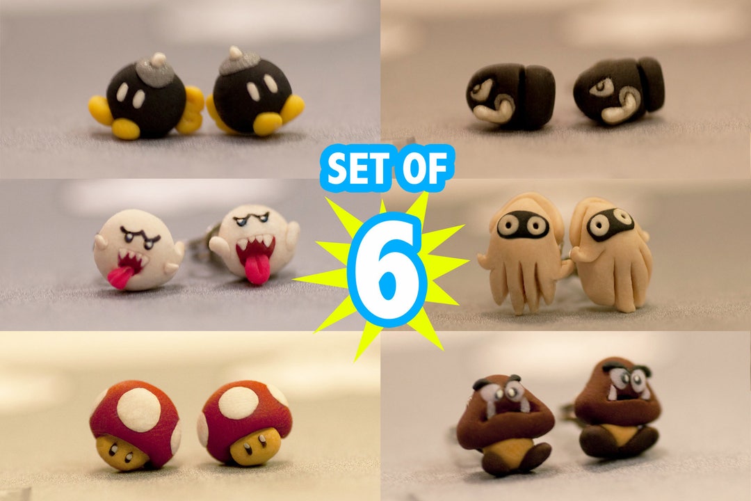 Mario Set of 6 - Etsy