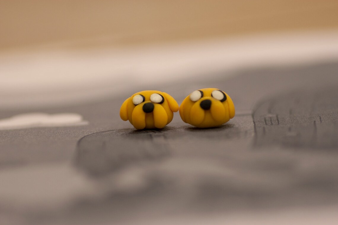 Adventure Time Jake Earrings - Etsy