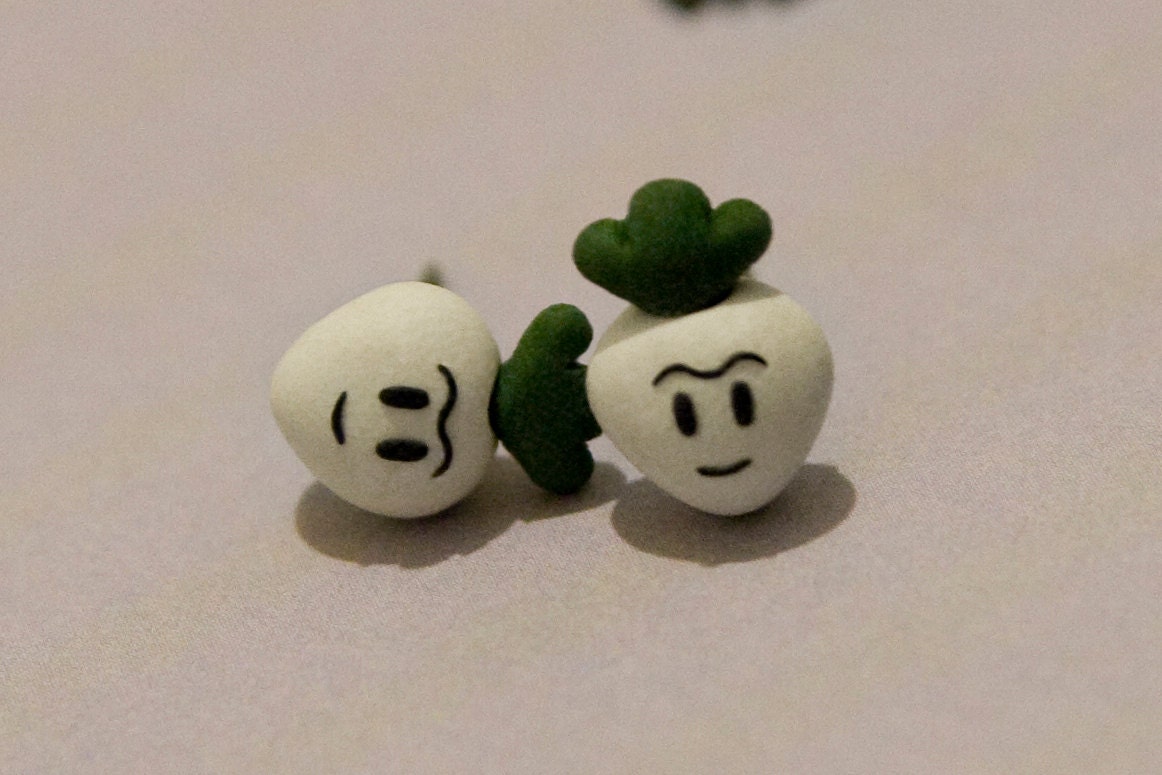 Nintendo Mario Turnip Earrings - Etsy