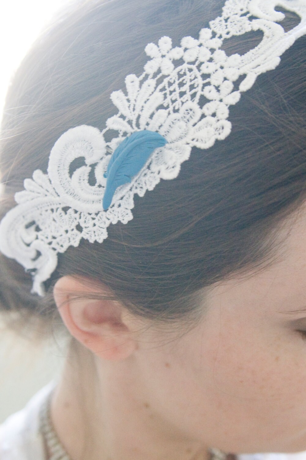 Blue Feather Hair Pin. something Blue Nintendo 64 Harvest - Etsy