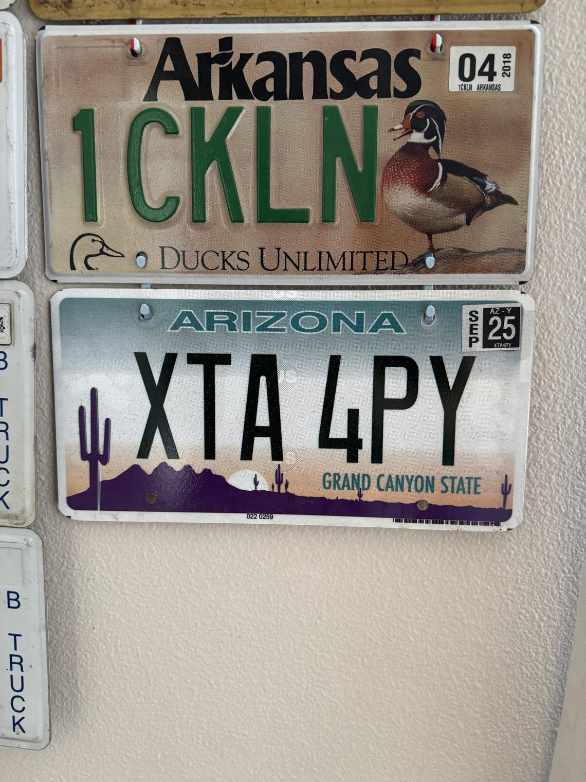 License Plate Display Hangers | Digital File - Etsy