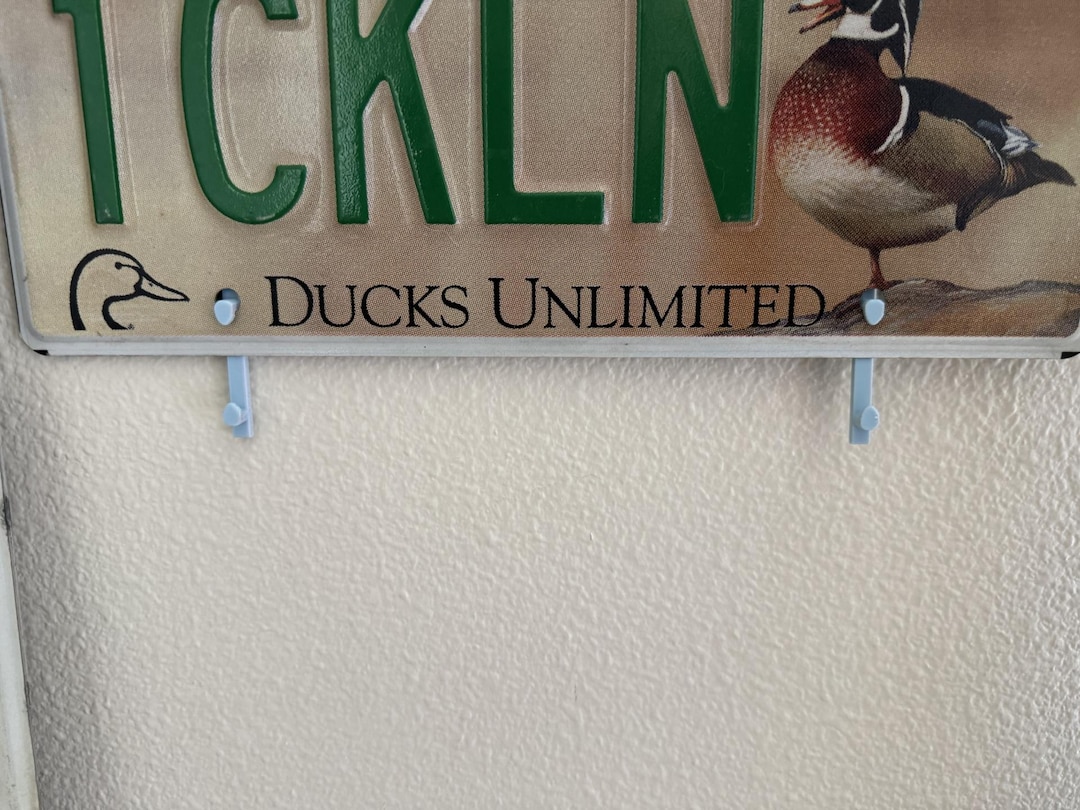 License Plate Display Hangers | Digital File - Etsy