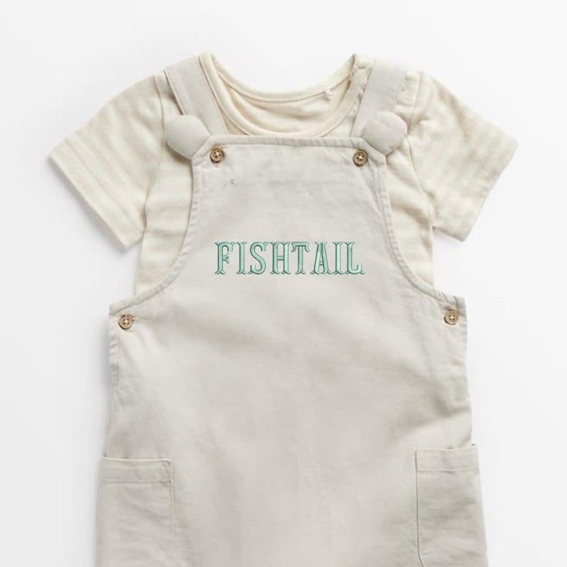 Fishtail Machine Embroidery Font, Fishtail Monogram Embroidery Font ...