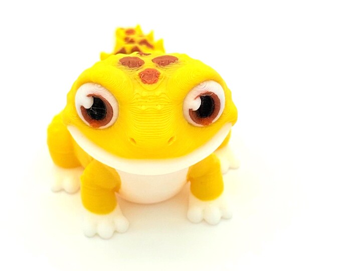 3D Pink Gecko - Etsy