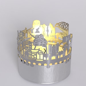 York Skyline Shadow Play - Beautiful Candle Attachment With Iconic ...