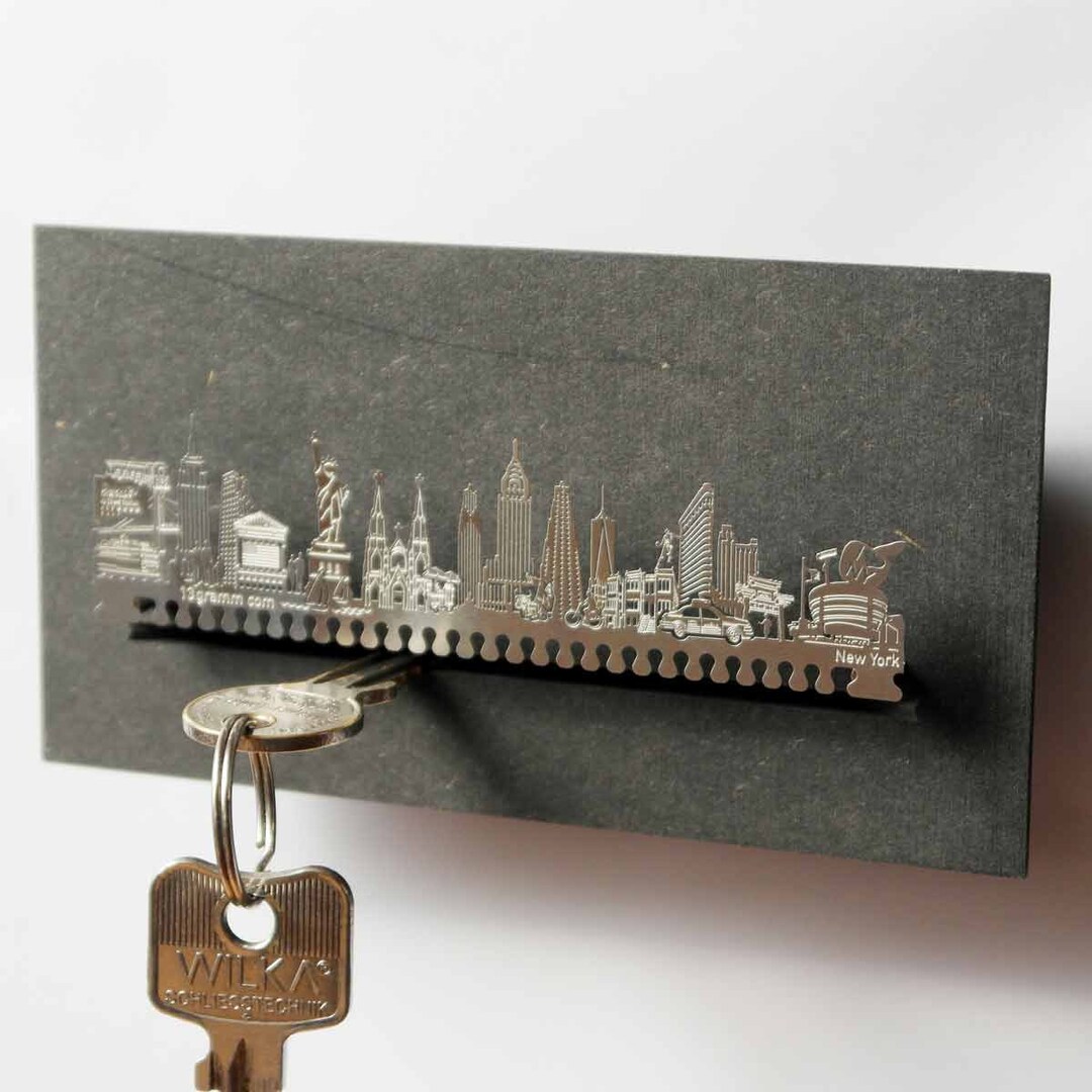 New York Key Rack Souvenir / Key Board in Gift Box Modern Key - Etsy