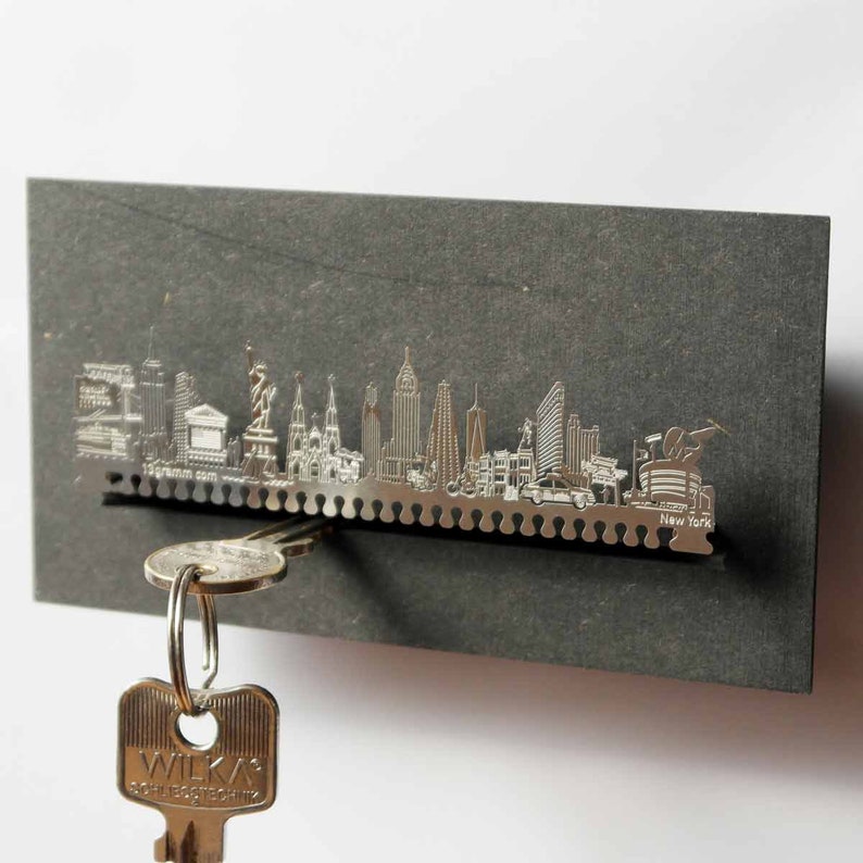 New York Key Rack Souvenir / Key Board in Gift Box Modern Key - Etsy