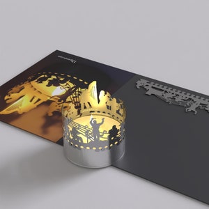 Orchestra Shadow Play: Silhouette Candle Attachment, Music Motifs ...