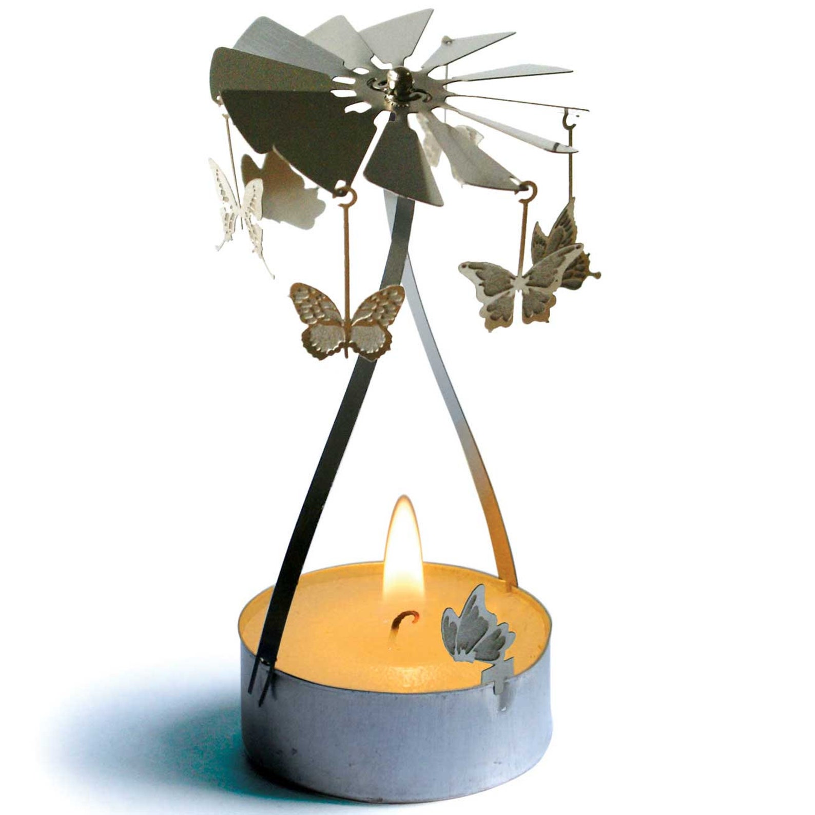 Butterfly Candle Carousel, Stainless Steel Gift - Etsy