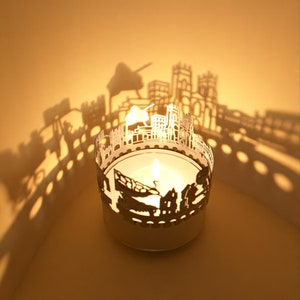 York Skyline Shadow Play - Beautiful Candle Attachment With Iconic ...
