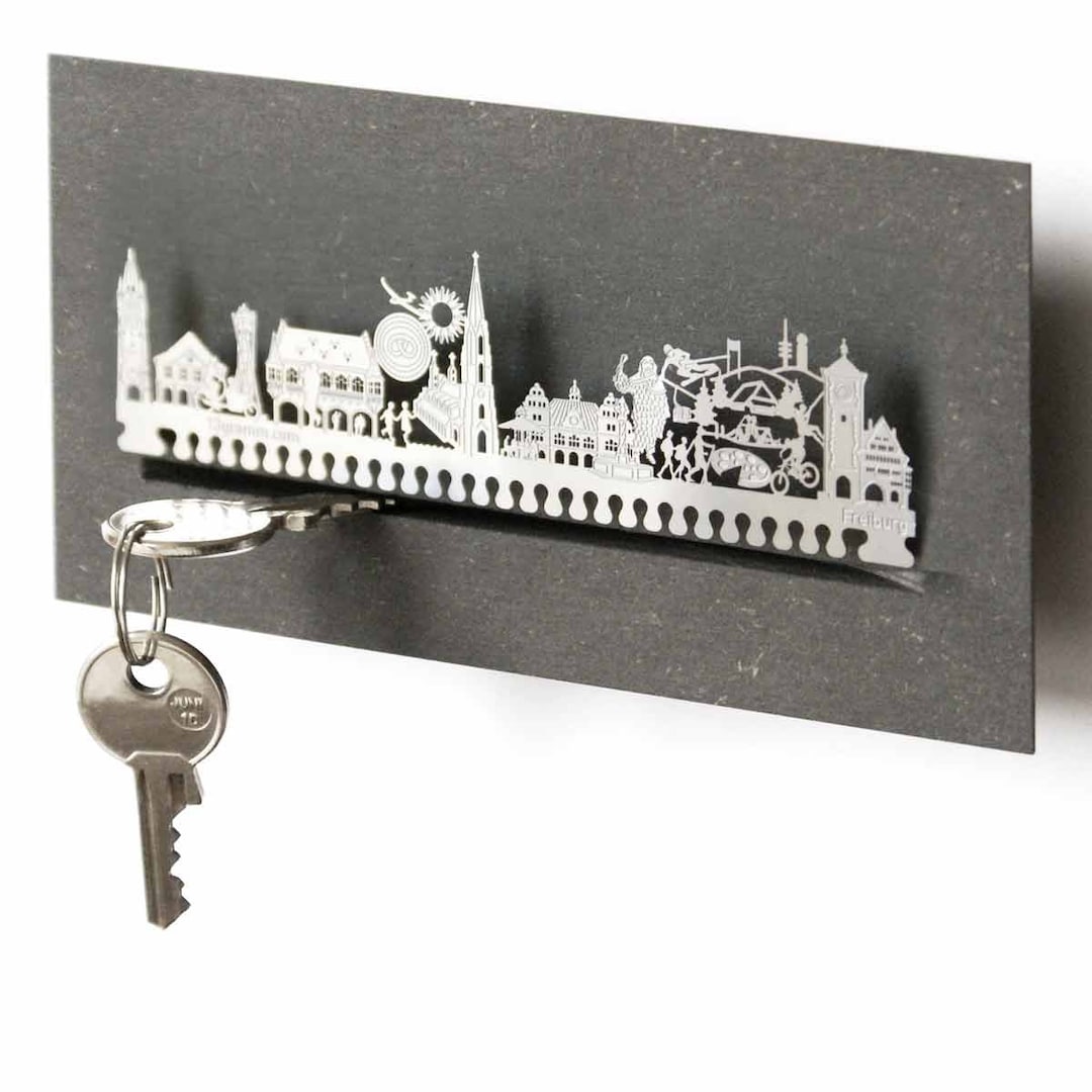 Freiburg Souvenir Gift Tube - Vintage Skyline Design | Perfect ...