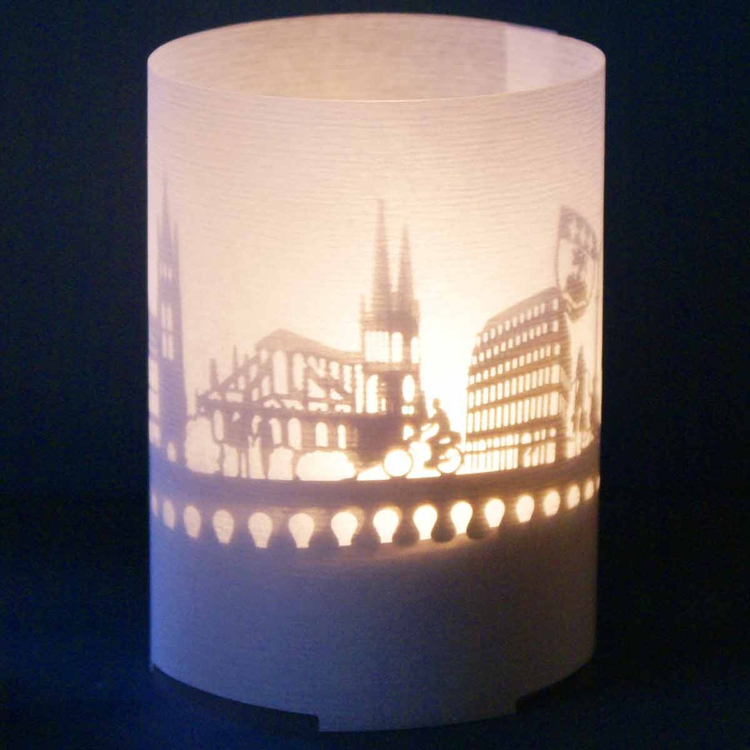 Bordeaux Skyline Shadow Play – Landmark Candle Souvenir - Etsy