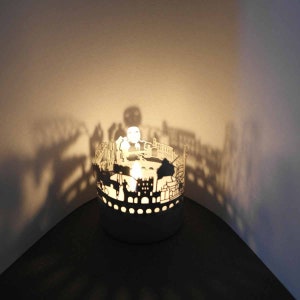 York Skyline Shadow Play - Beautiful Candle Attachment With Iconic ...