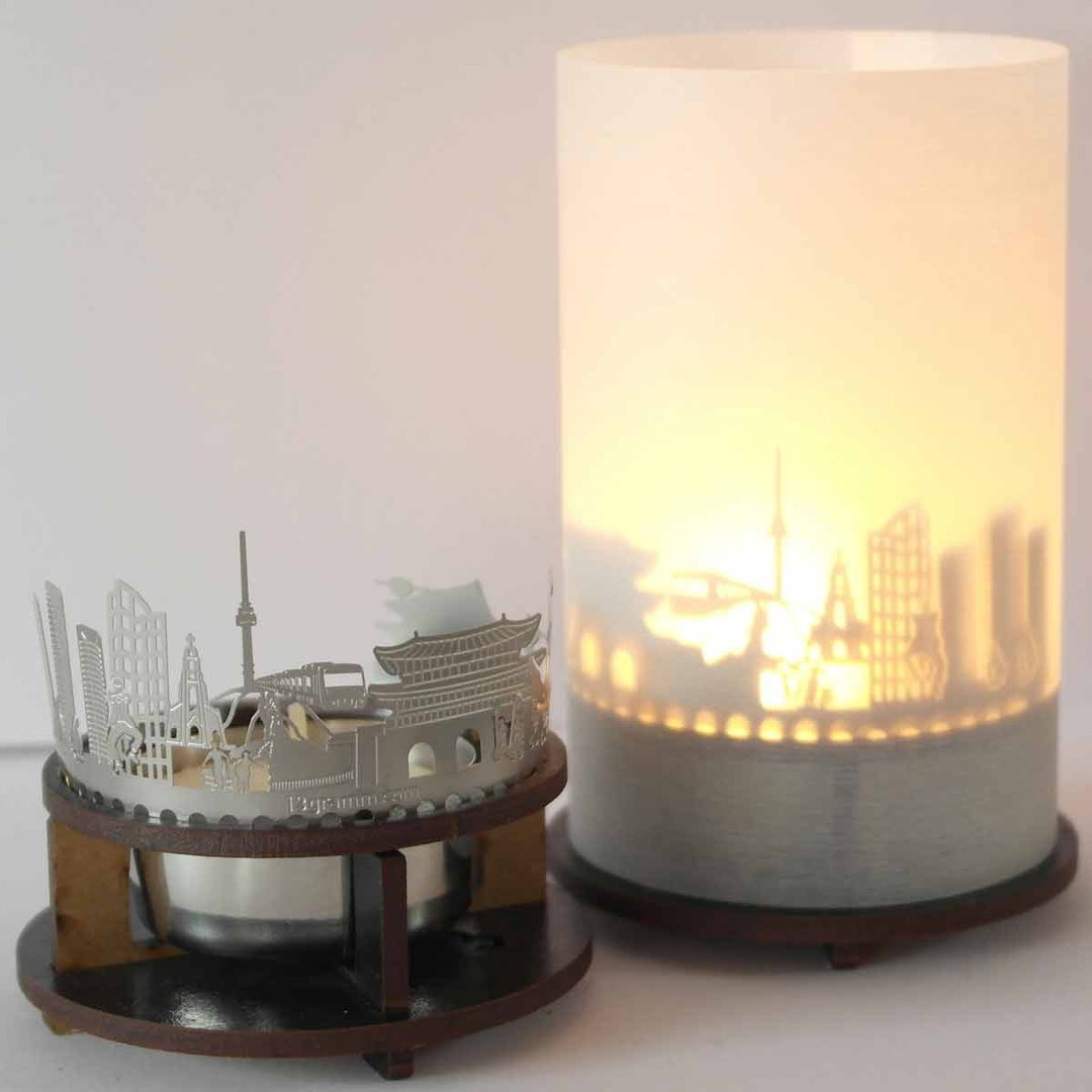 Seoul Premium Gift Box - Silhouette Candle & Shadow Play | Souvenir for ...