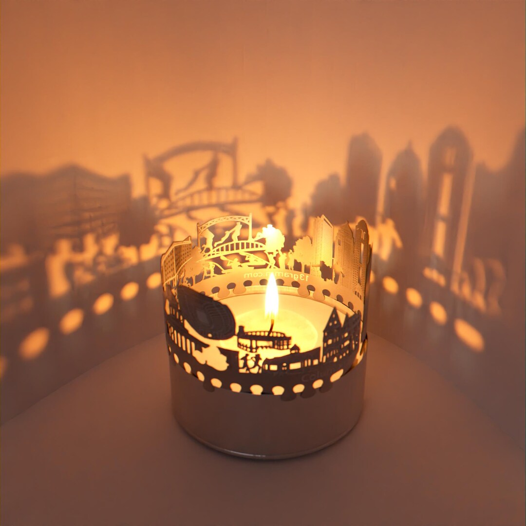Columbus Skyline Shadow Play - Mesmerizing Candle Attachment ...
