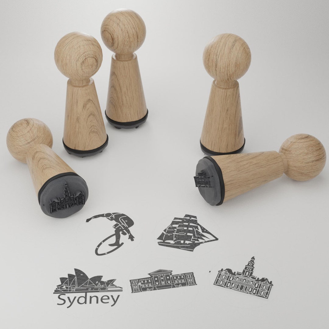 Sydney Stamp Set - Beautiful Landmark Souvenirs, Perfect Gift for ...