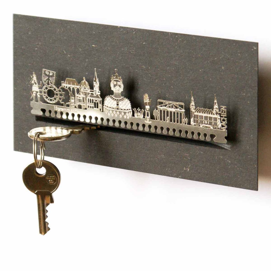Aachen Skyline Key Rack Souvenir Stylish Practical Key Board - Etsy