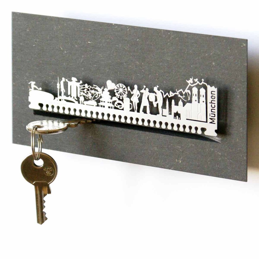 Munich Key Rack Souvenir / Key Board in Gift Box Modern Key - Etsy